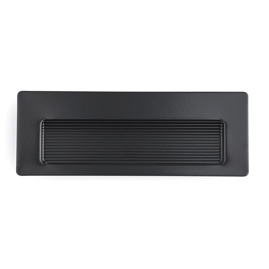 Richelieu Matte Black Rectangular Recessed Drawer Pulls in the Drawer ...