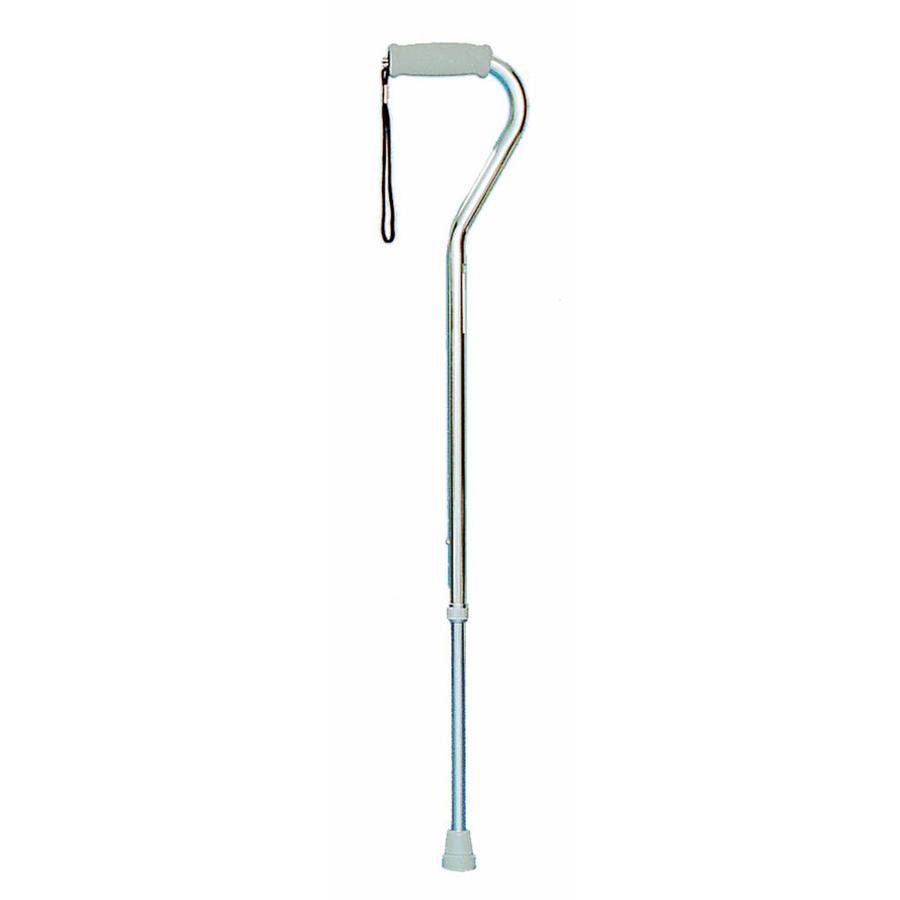 Essential Medical Supply Endurance Offset Handle Cane in Silver in the ...