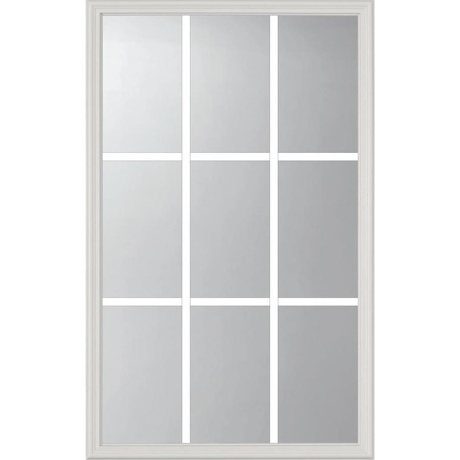 ODL Grills between glass 9 lite 22-in x 36-in Clear Front Door Glass ...