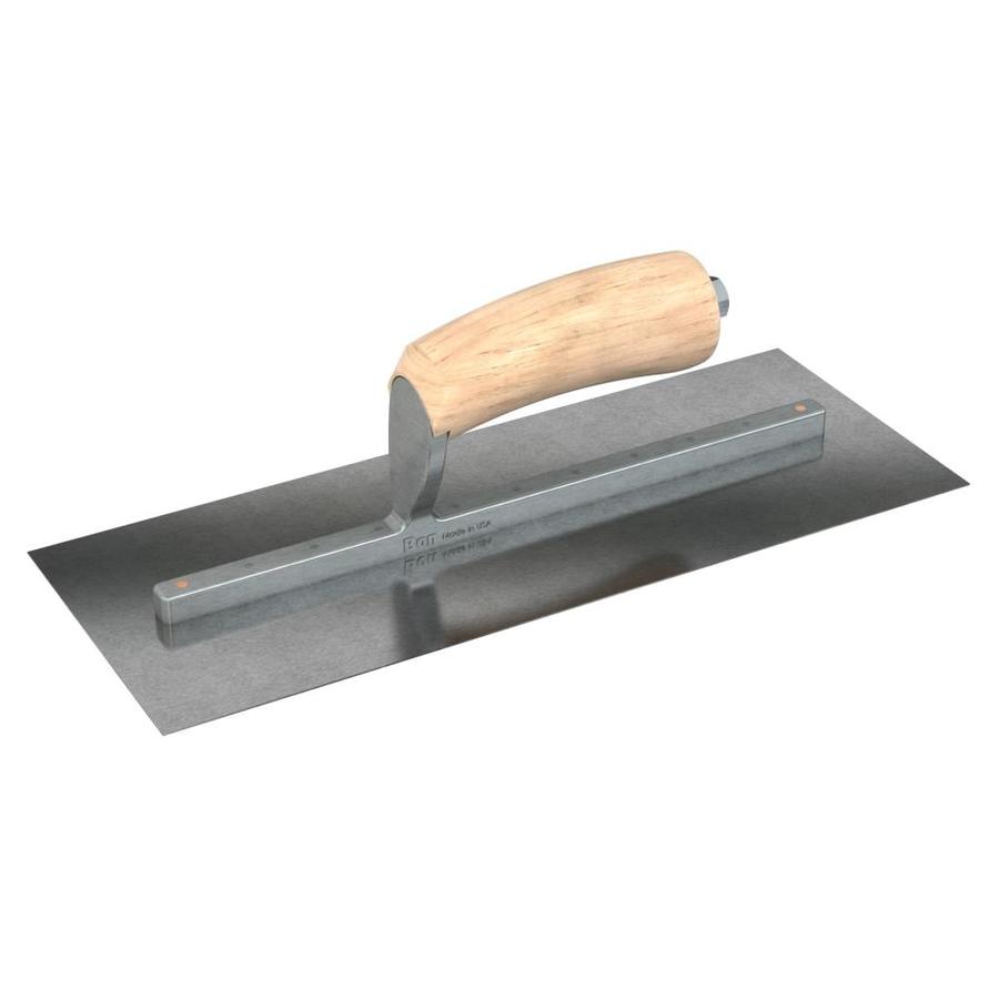 Bon Tool 13 in. x 5 in. Carbon Steel Finish Trowel with Square End and ...