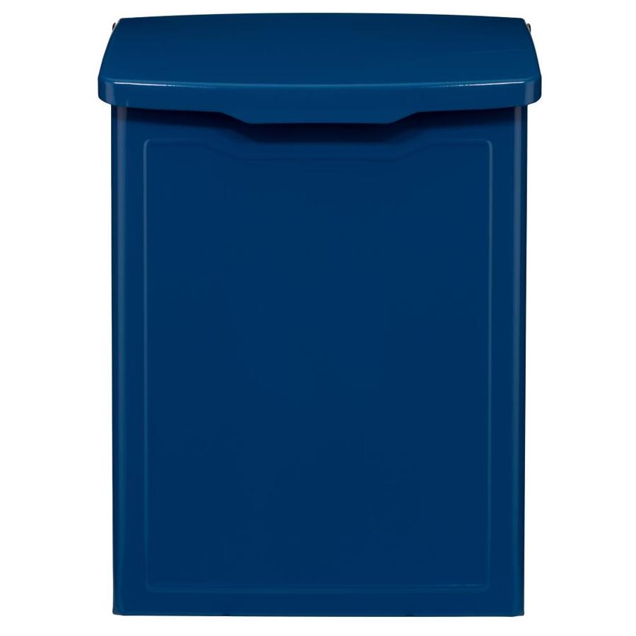 Architectural Mailboxes Marina Small Metal Blue Wall Mount Mailbox in ...
