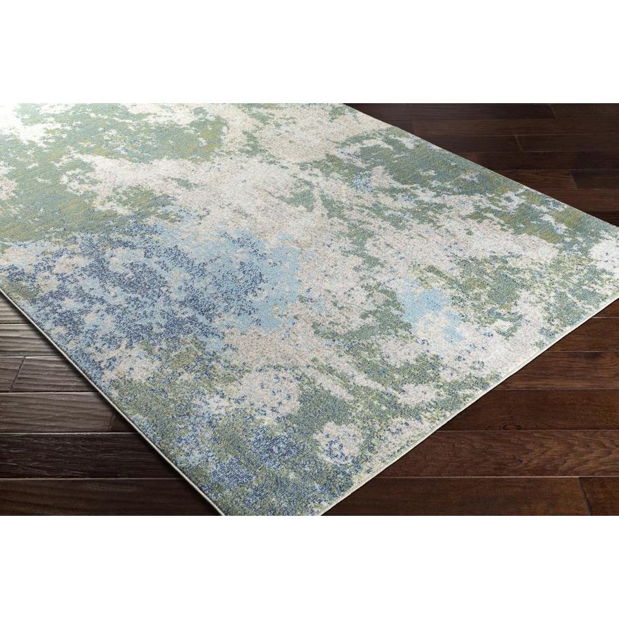 Surya Bodrum 8 x 10 Dark Green Indoor Abstract Mid-Century Modern Area ...