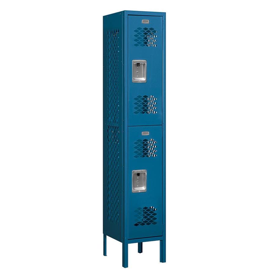 SALSBURY INDUSTRIES 12 -in Wide Double Tier Vented Metal Locker- 1 Wide ...