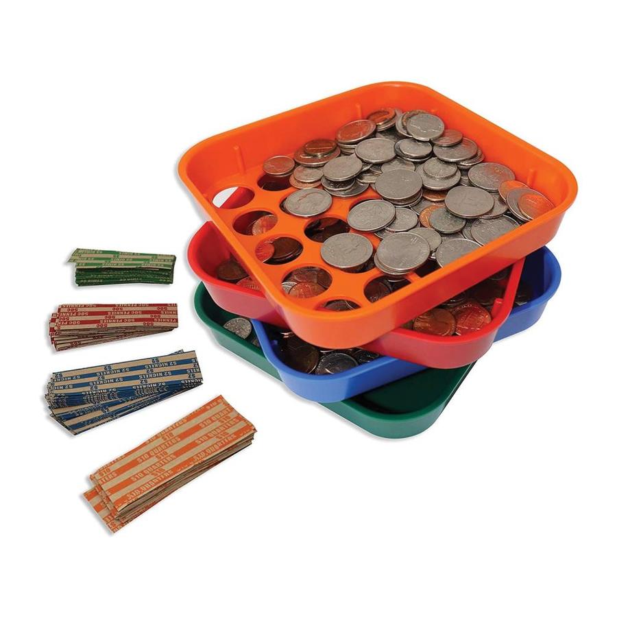 Nadex Coins Quick-Sort 4 Coin Organizing Trays with 100 Coin Wrappers ...