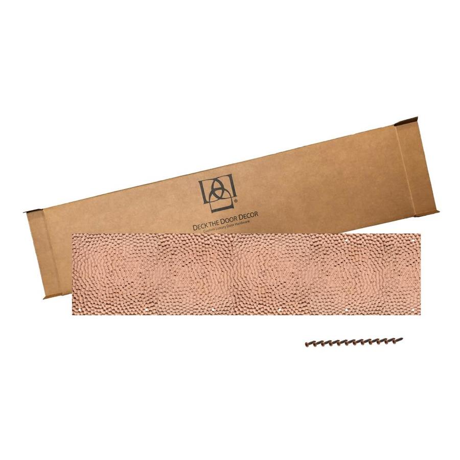 Deck the Door Decor Designer Door Kick Plate for Exterior Wood or Metal ...