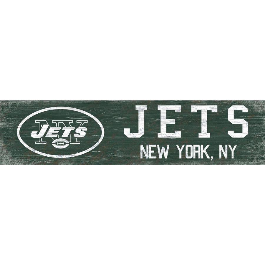 Fan Creations New York Jets Team Name Sign in the Wall Art department ...