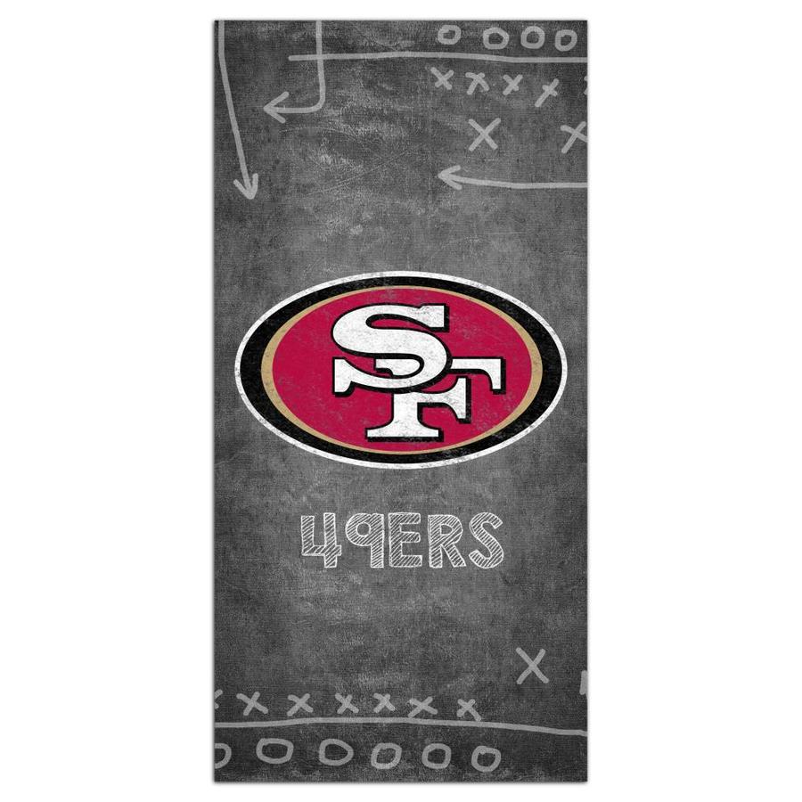 Fan Creations San Francisco 49ers Chalk Playbook 6x12 Sign in the Wall ...