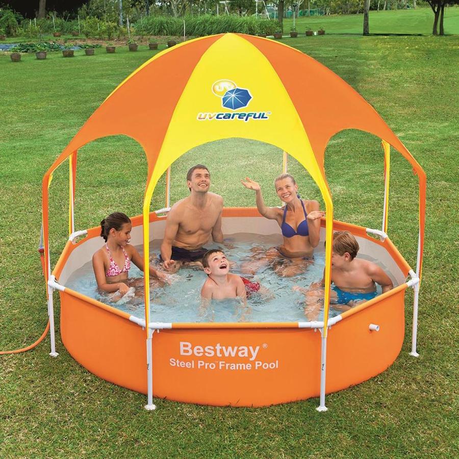 Bestway Bestway 8ft x 20in Splash in Shade Kids Spray Play Swimming ...