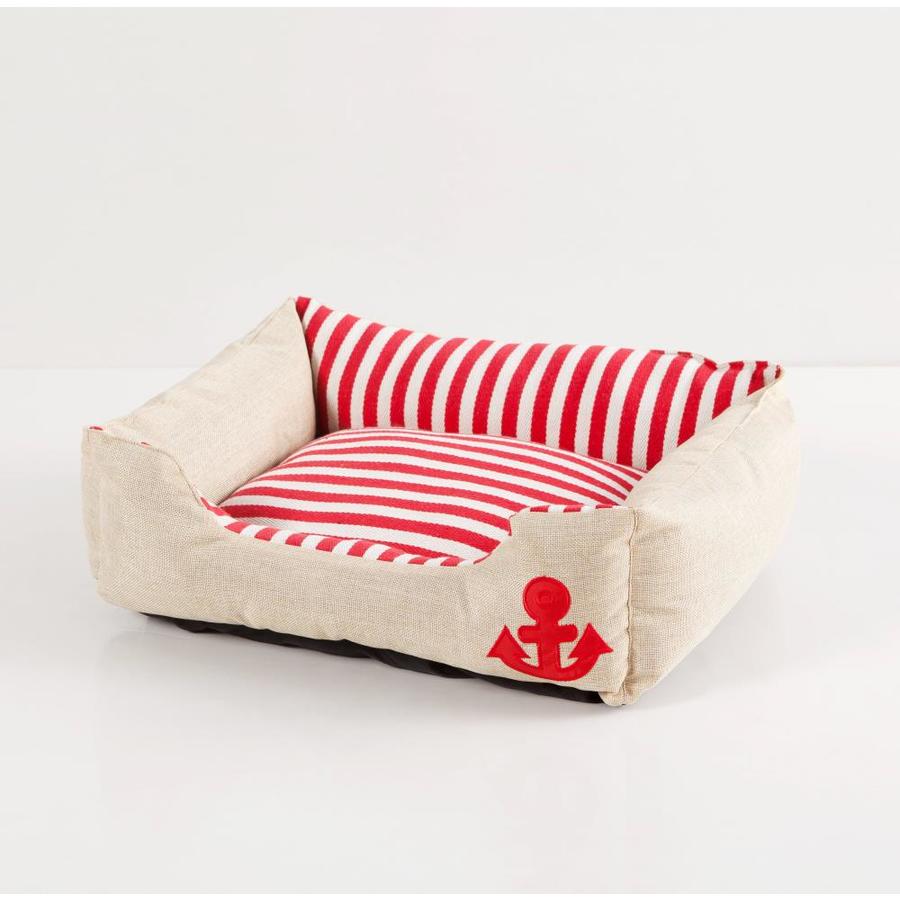 Duck River Textile Red Polyester Rectangular Dog Bed (Large) in the Pet ...