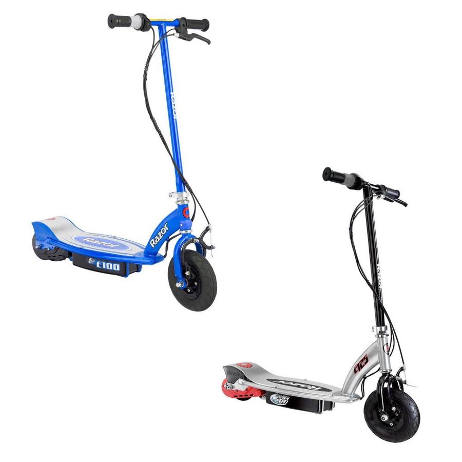 Razor Razor Kid Ride On 24V Electric Powered Motor Scooters, Blue E100 ...