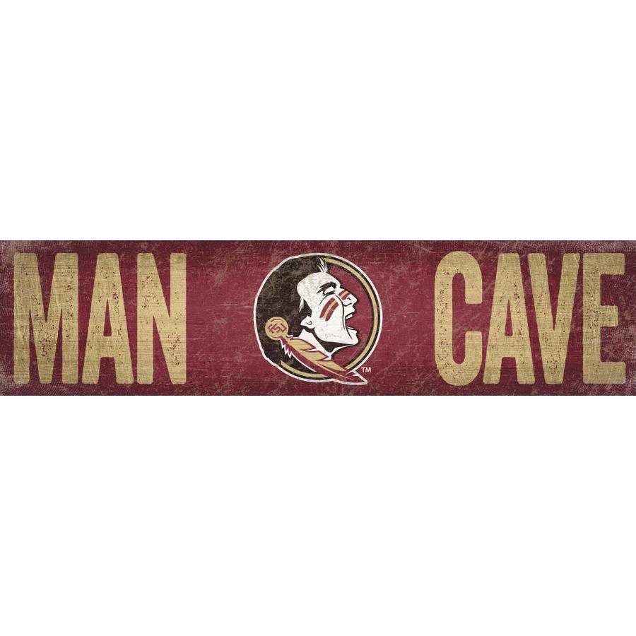 Fan Creations Florida State Man Cave Sign in the Wall Art department at ...