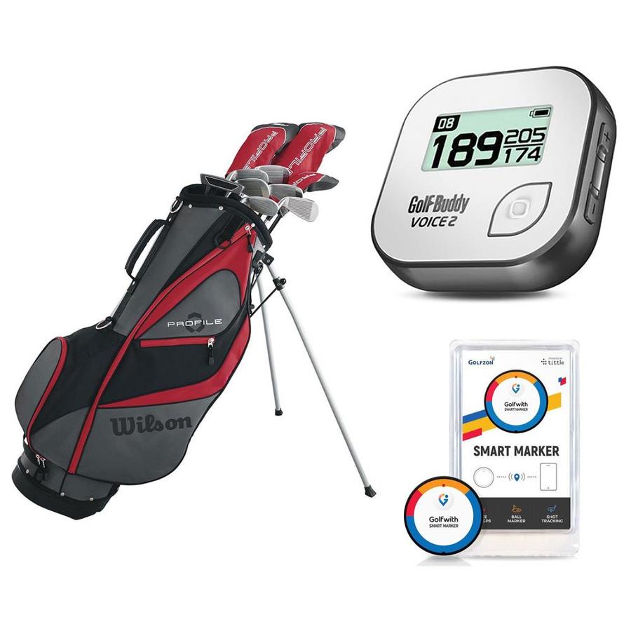 Wilson Wilson Men's Golf Club Set + Golf Buddy GPS Range Finder ...