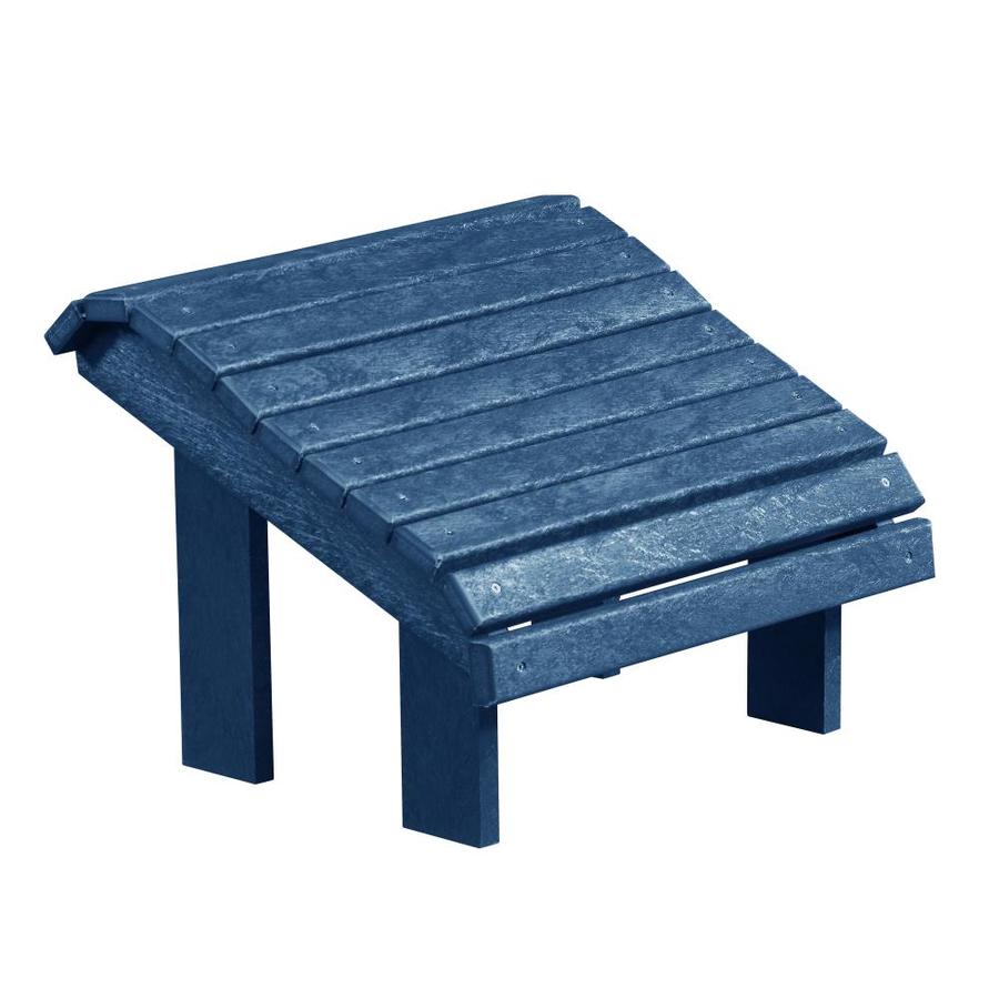 Capterra Casual Capterra Casual Pacific Blue Plastic Foot Stool in the ...