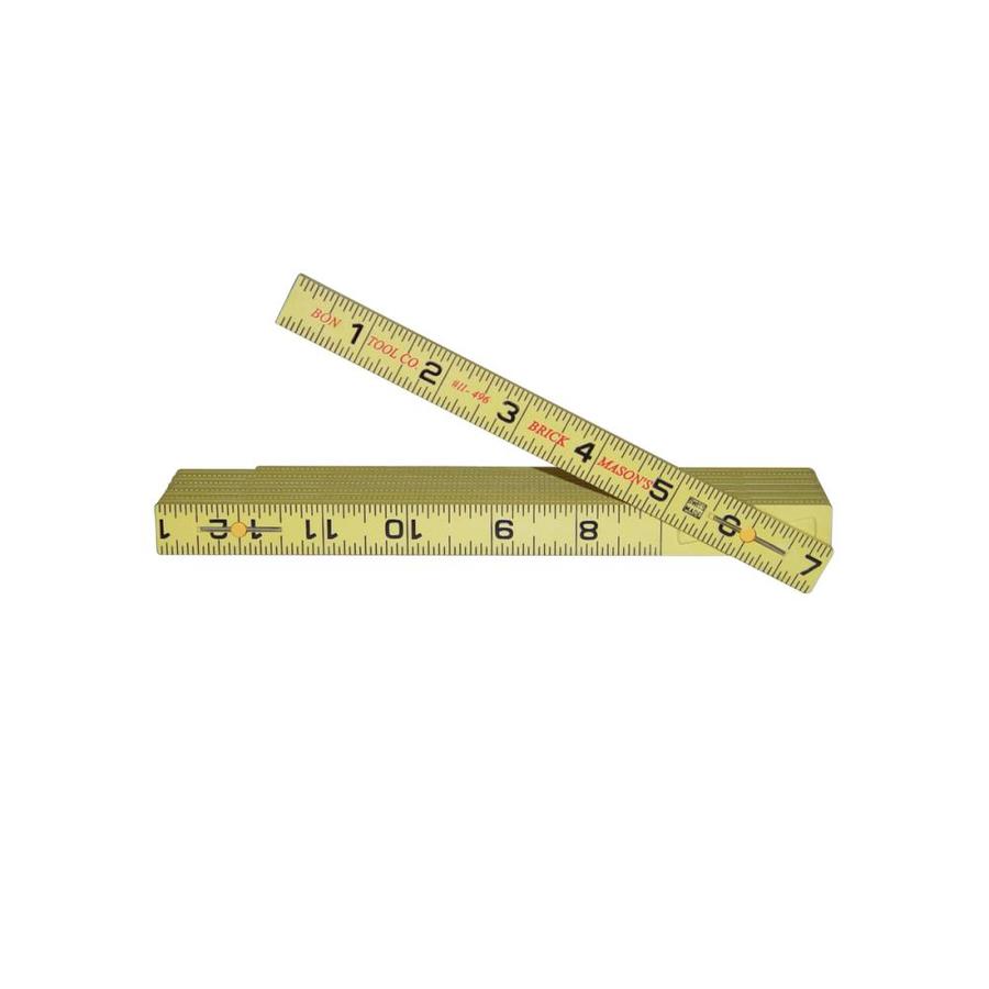Bon Tool 6 ft. Fiberglass Modular Spacing Ruler in the Yardsticks ...