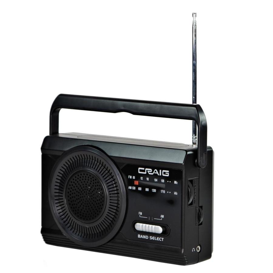 Craig Portable AM/FM Radio with Weather Band in the Boomboxes & Radios ...