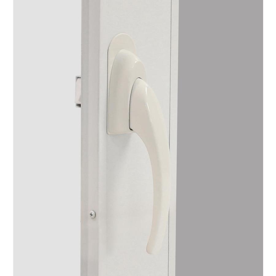 LARSON White Lift Lever Euro Latch in the Screen Door & Storm Door ...