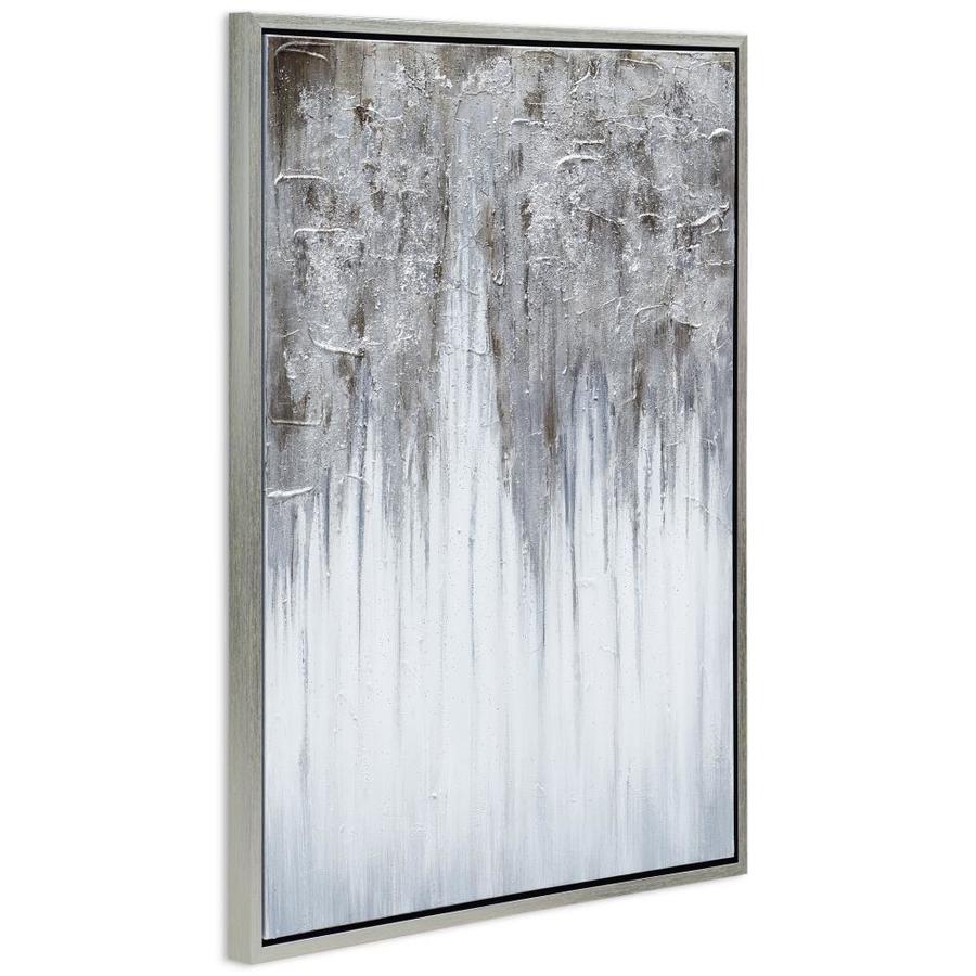 Empire Art Direct Textured Wall Art 30 x 40 Iceberg Textured Metallic ...
