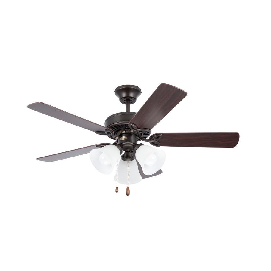 Emerson Pro Series II 42-in Oil Rubbed Bronze LED Indoor Ceiling Fan ...