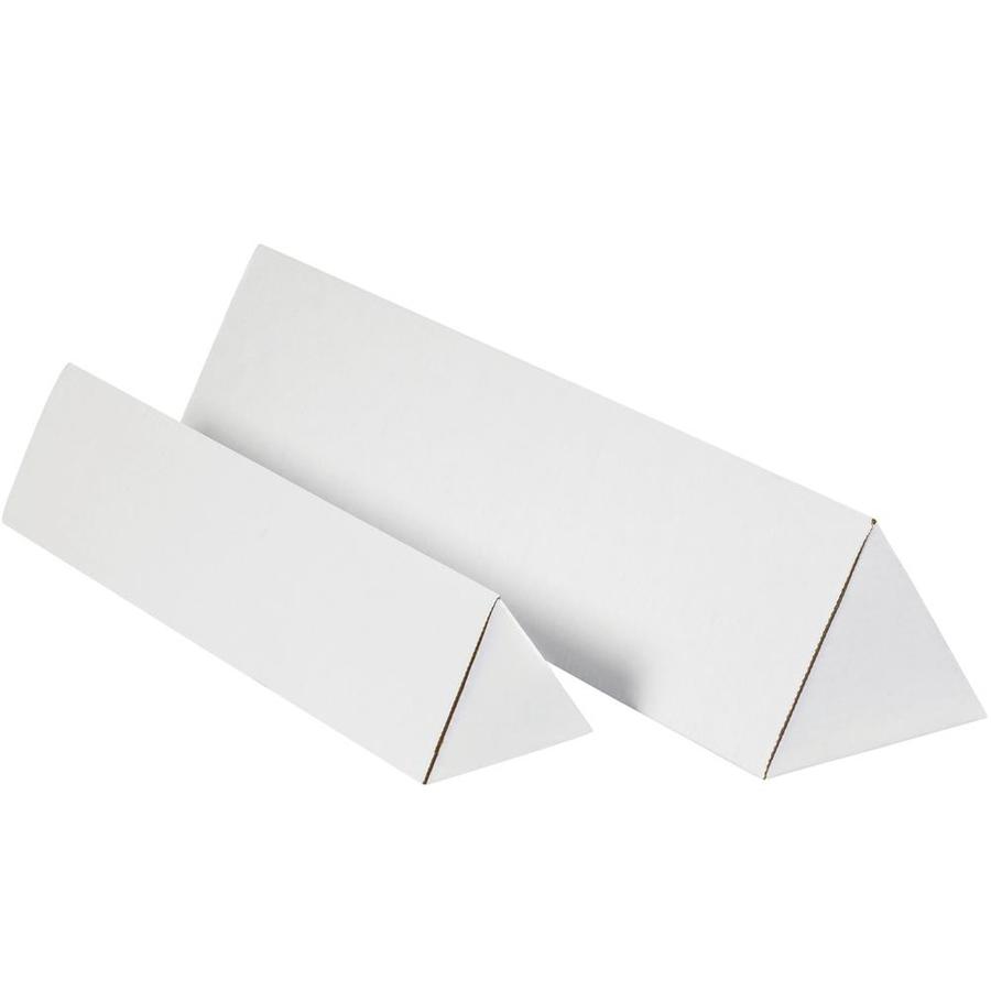 Ship Pro USA 50-Pack 30-1/4 In. x 3 In. White Corrugated Triangle ...