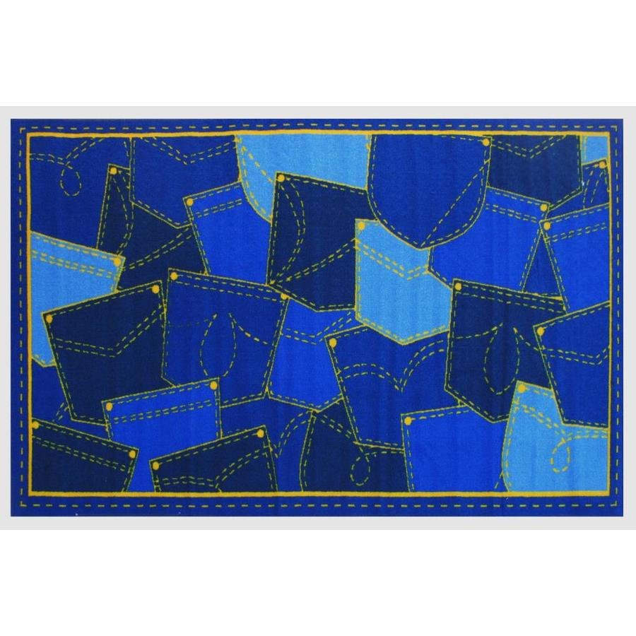 Fun Rugs Fun Time 51 In. x 78 In. Jean Pockets Area Rug in the Rugs ...