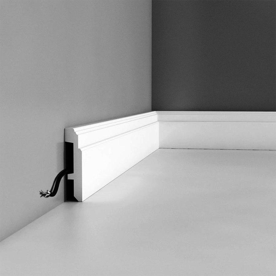 Orac Decor Orac Decor Baseboard 4.25-in x6.5-ft Polystyrene Baseboard ...