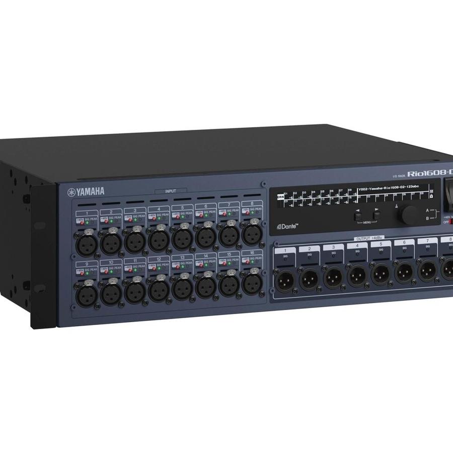 Yamaha Commercial Audio YMH-RIO1608-D2 High-Performance Input-Output ...