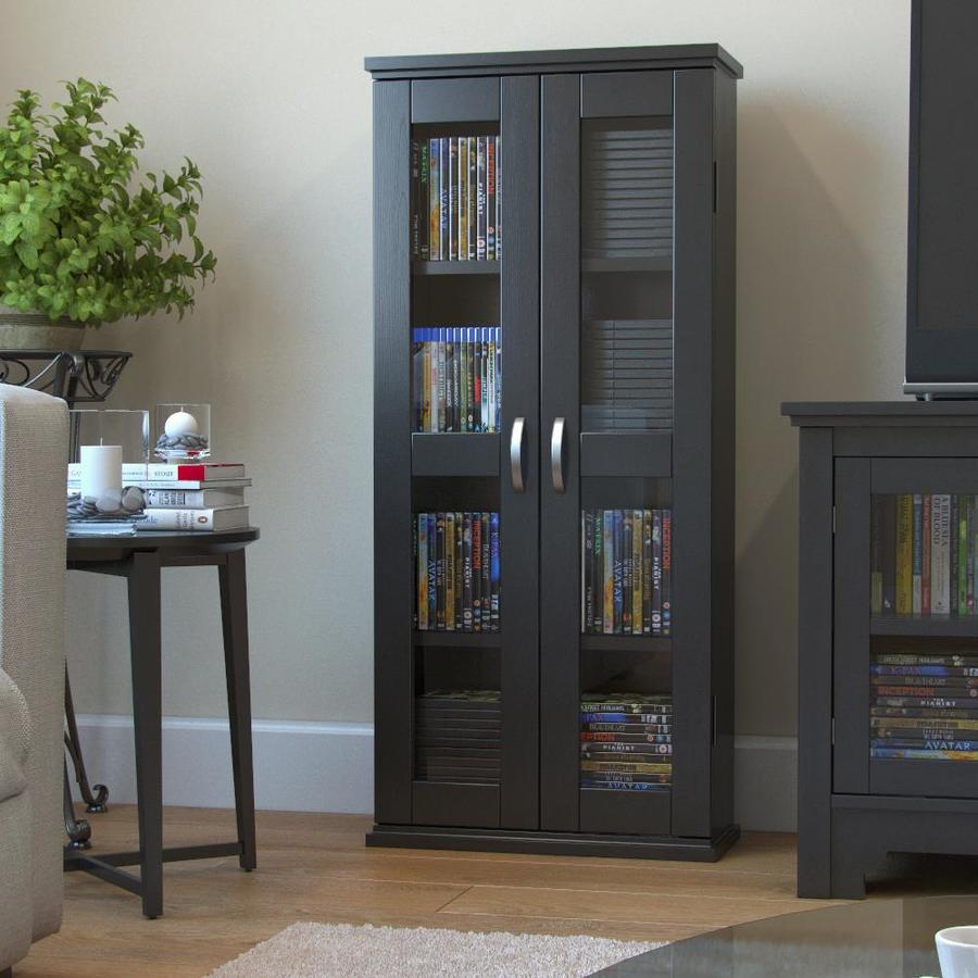 Ryan Rove RR1045-WS Kirkwell 41 in. Wood DVD Tower in Black in the ...