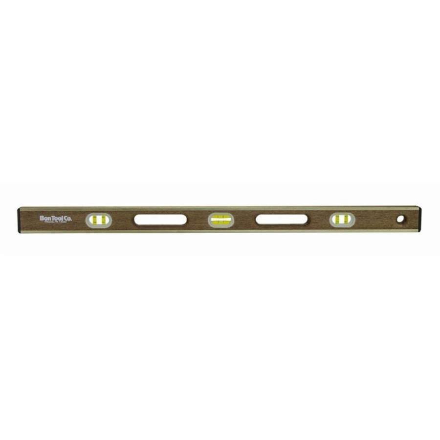Bon Tool 48 in. Brass Bound Level with Hand Holes in the Levels ...