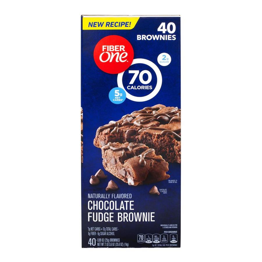 Fiber One Fiber One 70 Calorie Chocolate Fudge Brownies, 40 in the ...