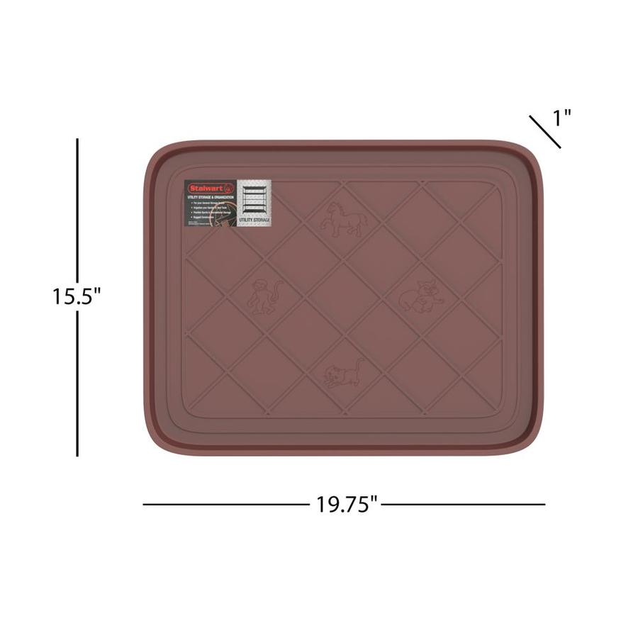 Fleming Supply All Weather Boot Tray- Small Water Resistant Plastic ...