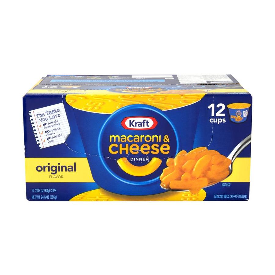 Kraft Heinz Kraft Mac and Cheese Easy Mac -Cup, 12 in the Snacks ...