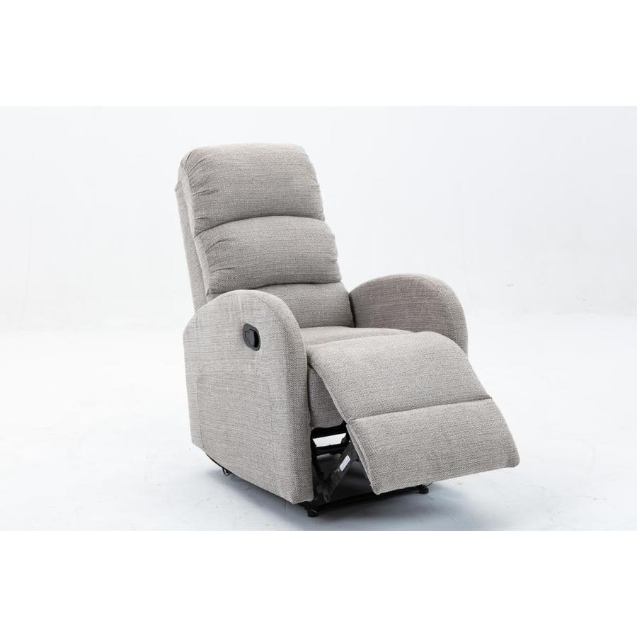 CASAINC Fabric Recliner Chair Adjustable Home Theater Single Massage ...
