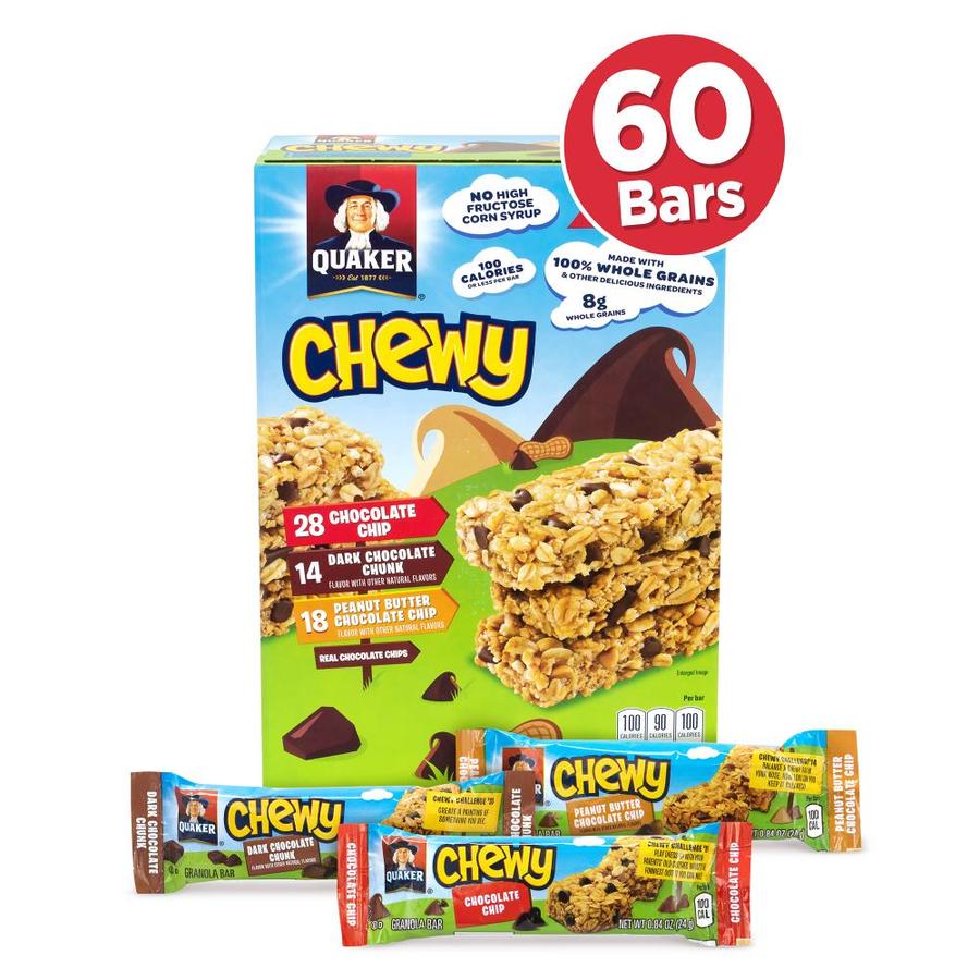Quaker Quaker Chewy Granola Bar Chocolate Chip and Peanut Butter ...