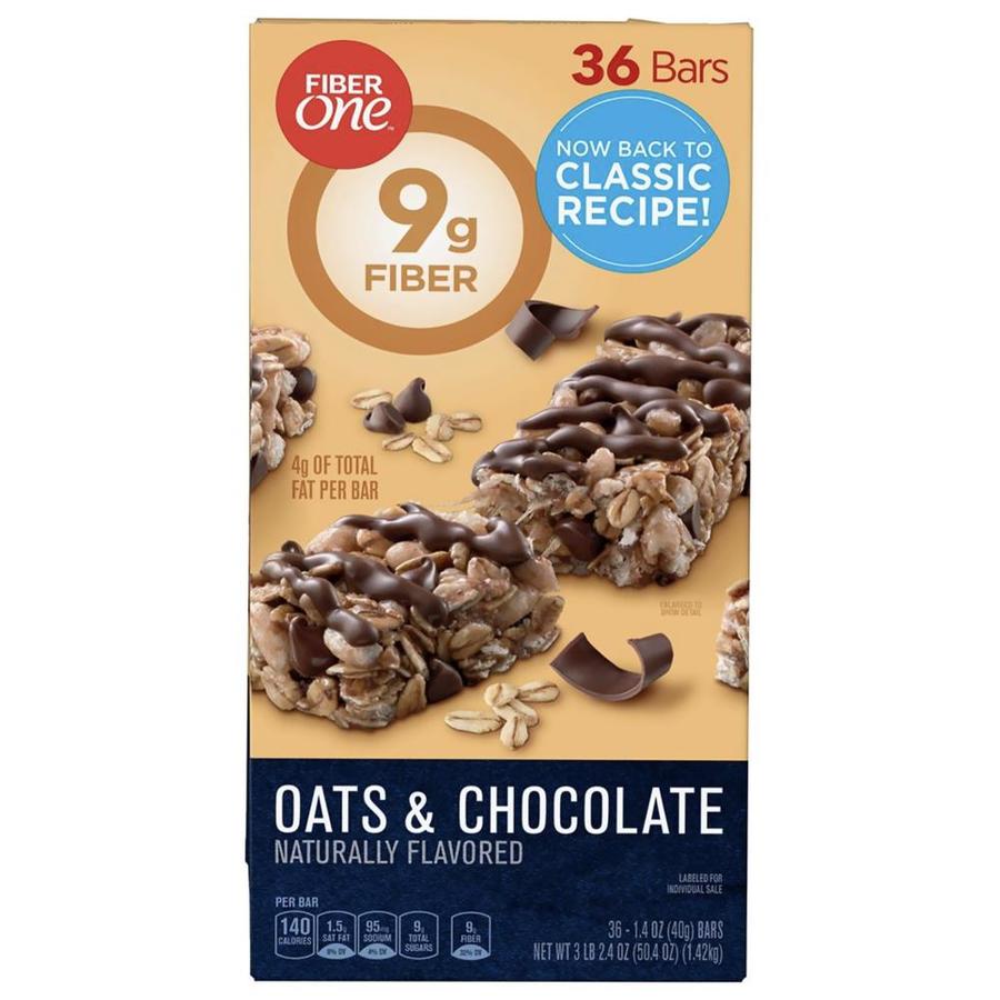 Fiber One Fiber One Chewy Bars Oats and Chocolate, 1.4 oz, 36 in the ...