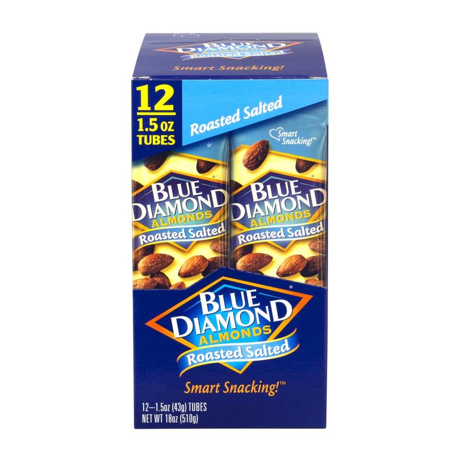 Blue Diamond Blue Diamond Roasted Salted Almonds, 1.5 oz, 12 in the ...