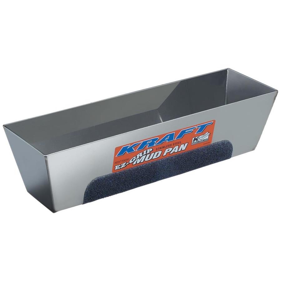 Kraft Tool EZ-Grip Stainless Steel Mud Pan, 10-in in the Drywall Mud ...
