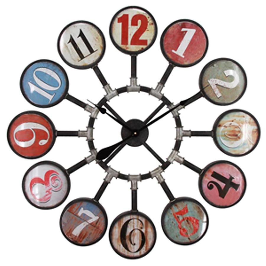 Yosemite Home Decor Multi-Colored Bubble Wall Clock in the Clocks ...