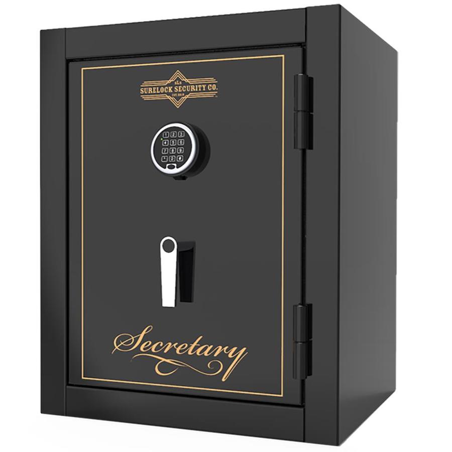 Surelock Security Co Secretary Office Safe 30-90 Min-Gloss Black in the ...