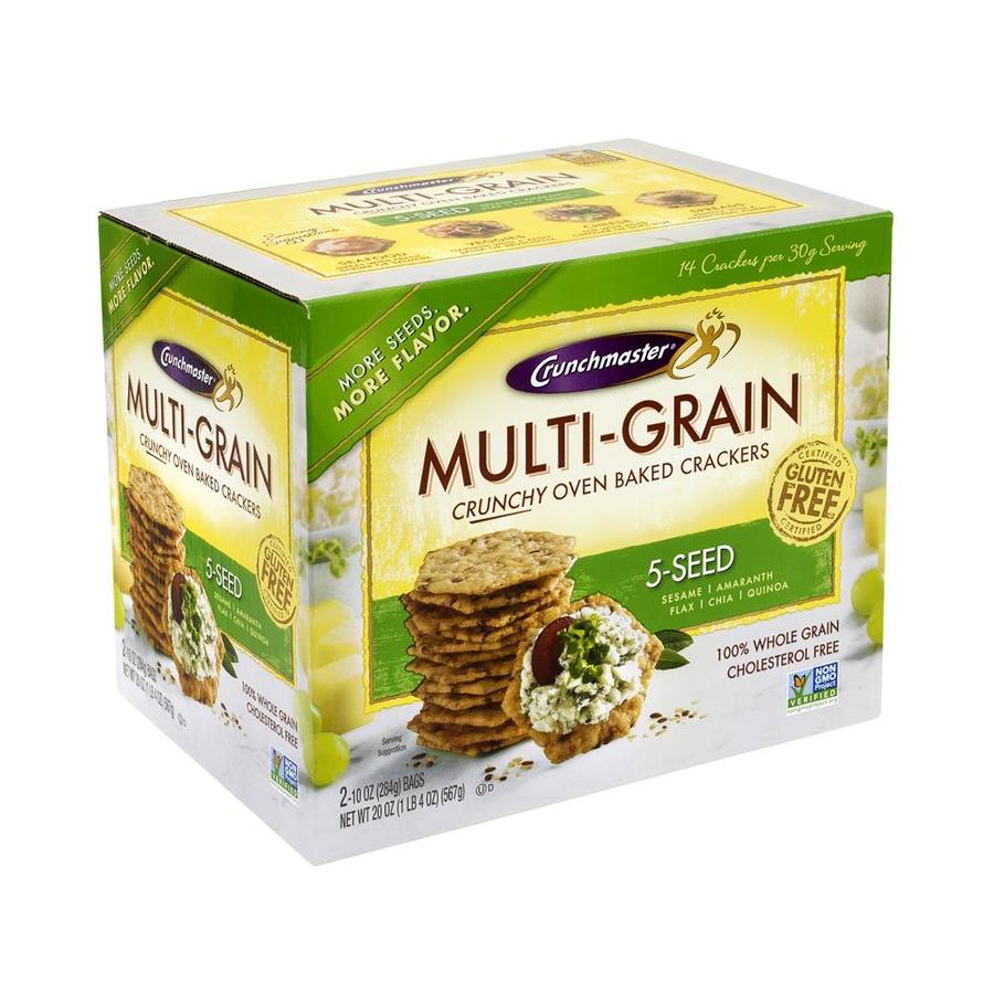 Crunch Master Crunch Master 5-Seed Multi-Grain Crunchy Oven Baked ...