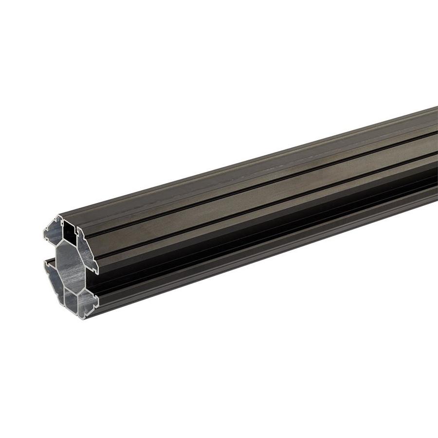 Fortress Building Products Evolver Black Aluminum Octagonal Line Post ...