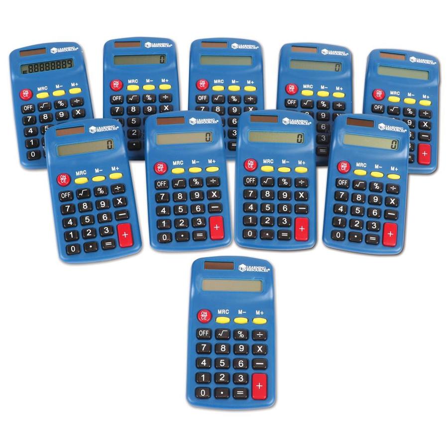 Learning Resources Learning Resources Primary Calculator, Set of 10 in ...