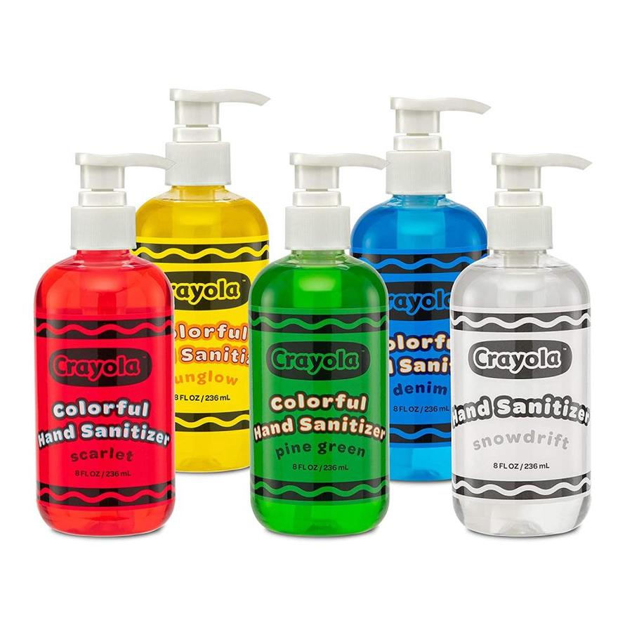 Crayola Crayola 8oz 5 Pack Gel Hand Sanitizer- 75% Alcohol in the Hand ...