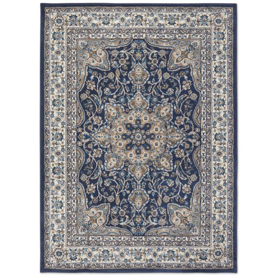 Home Dynamix Tremont Magnolia 9 x 12 Orange Indoor Area Rug in the Rugs ...