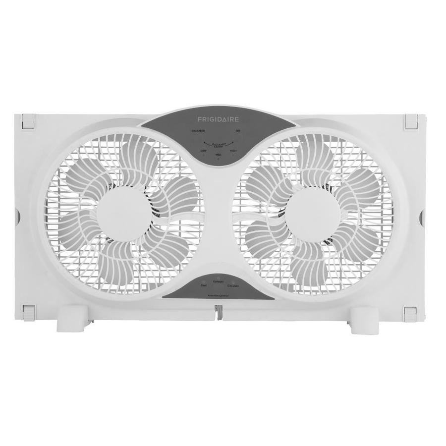 Frigidaire Frigidaire White 9-in Twin Window Fan in the Wall Mounted ...
