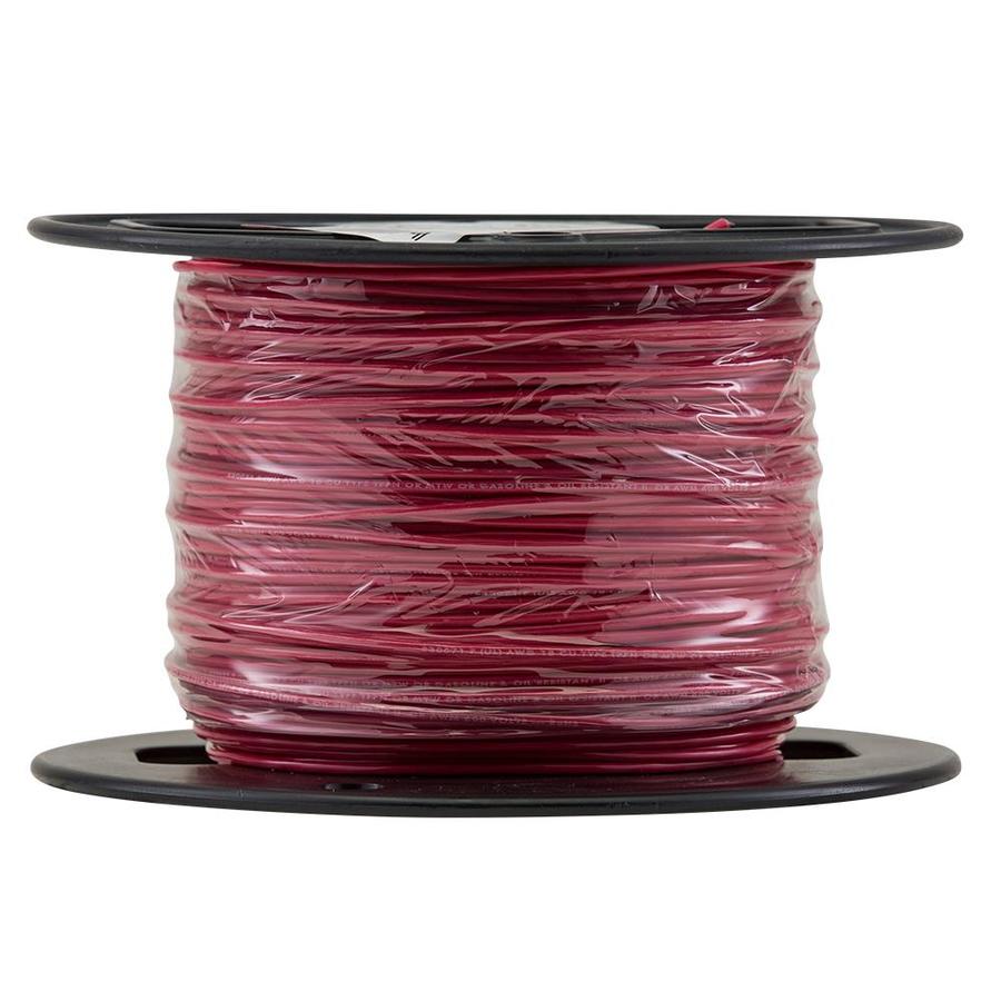 Southwire TFFN 18 Solid Copper Red 500-Ft in the TFFN Wire (By-the-Roll ...