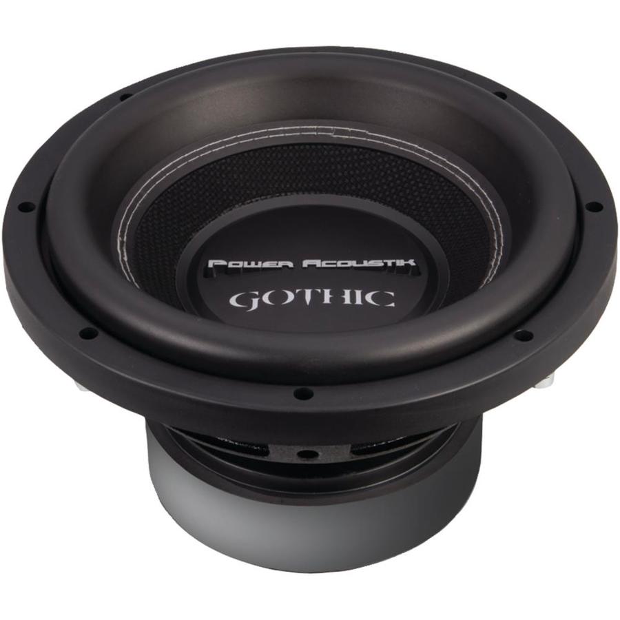 Power Acoustik Gothic Series 2Ω Dual Voice-Coil Subwoofer (10", 2,200 ...