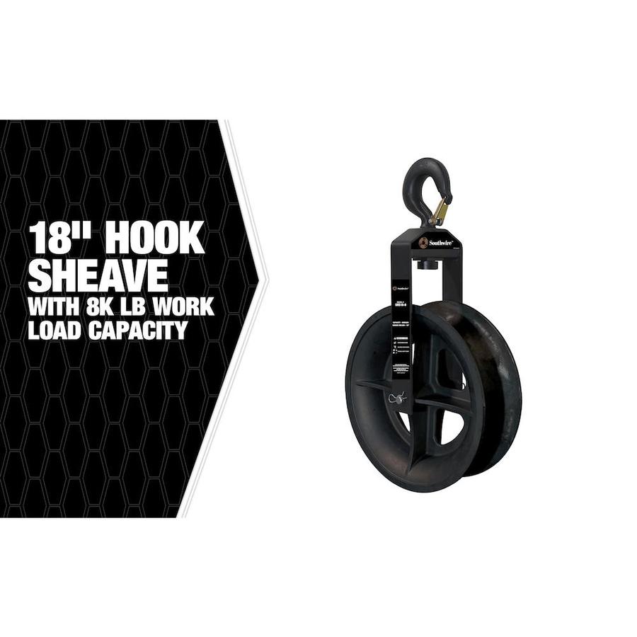 Southwire Hook Sheave 18-Inch AL 8k in the Cable Pulling Accessories ...