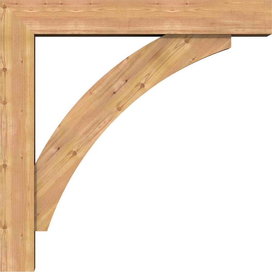 Ekena Millwork 7-1/2-in W x 44-in D x 44-in H Thorton Block Smooth ...