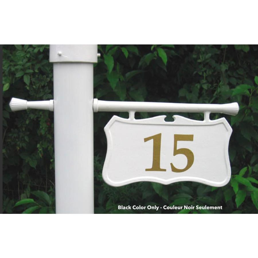 PRO-DF Classic Cast Aluminum Ladder Rest Sign, Black in the Outdoor ...