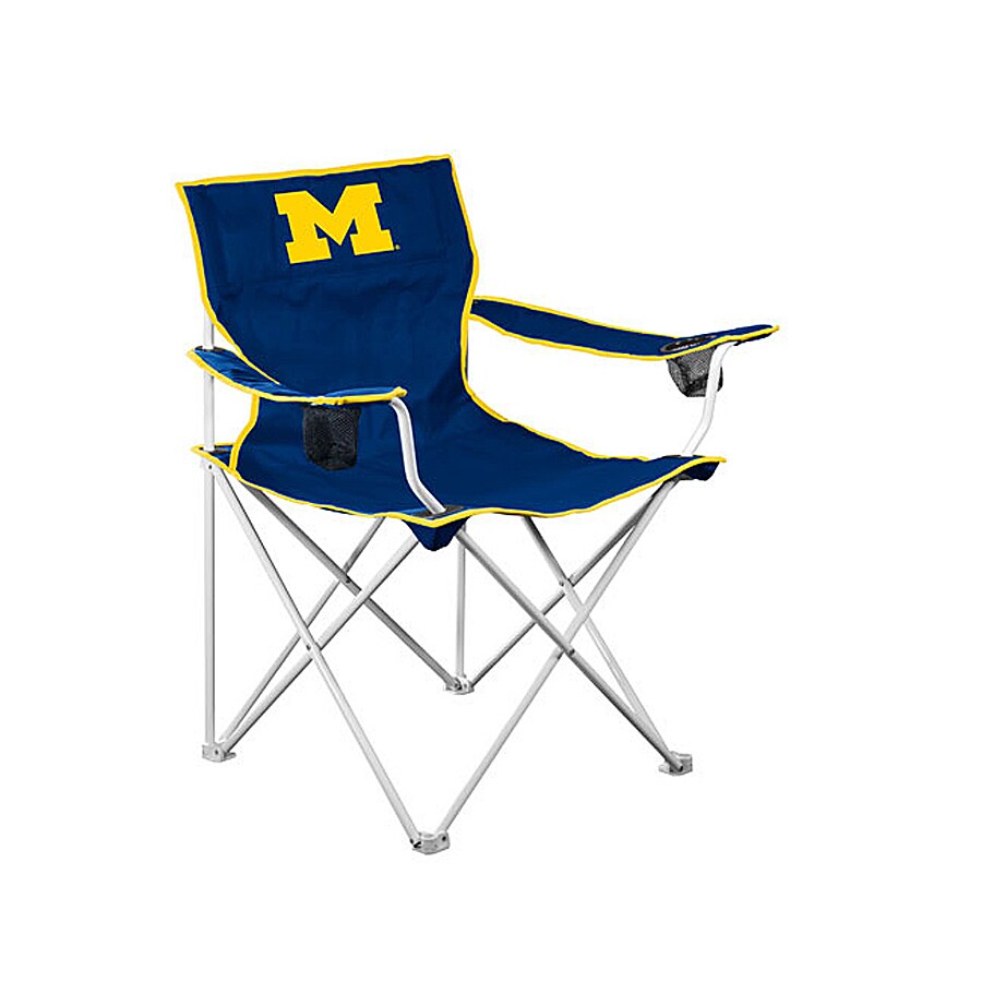 Logo Chairs Deluxe NCAA University Of Michigan Wolverines Steel Folding ...